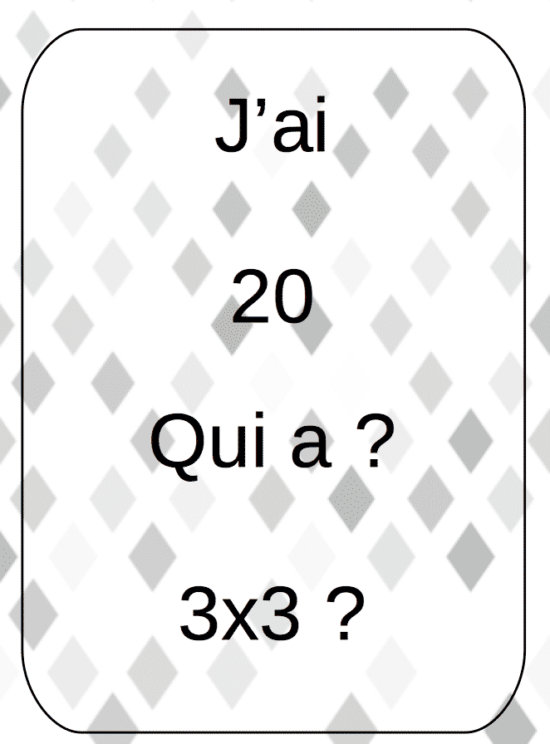 J'ai...qui a: Un jeu adaptable! – Stylo Plume Blog
